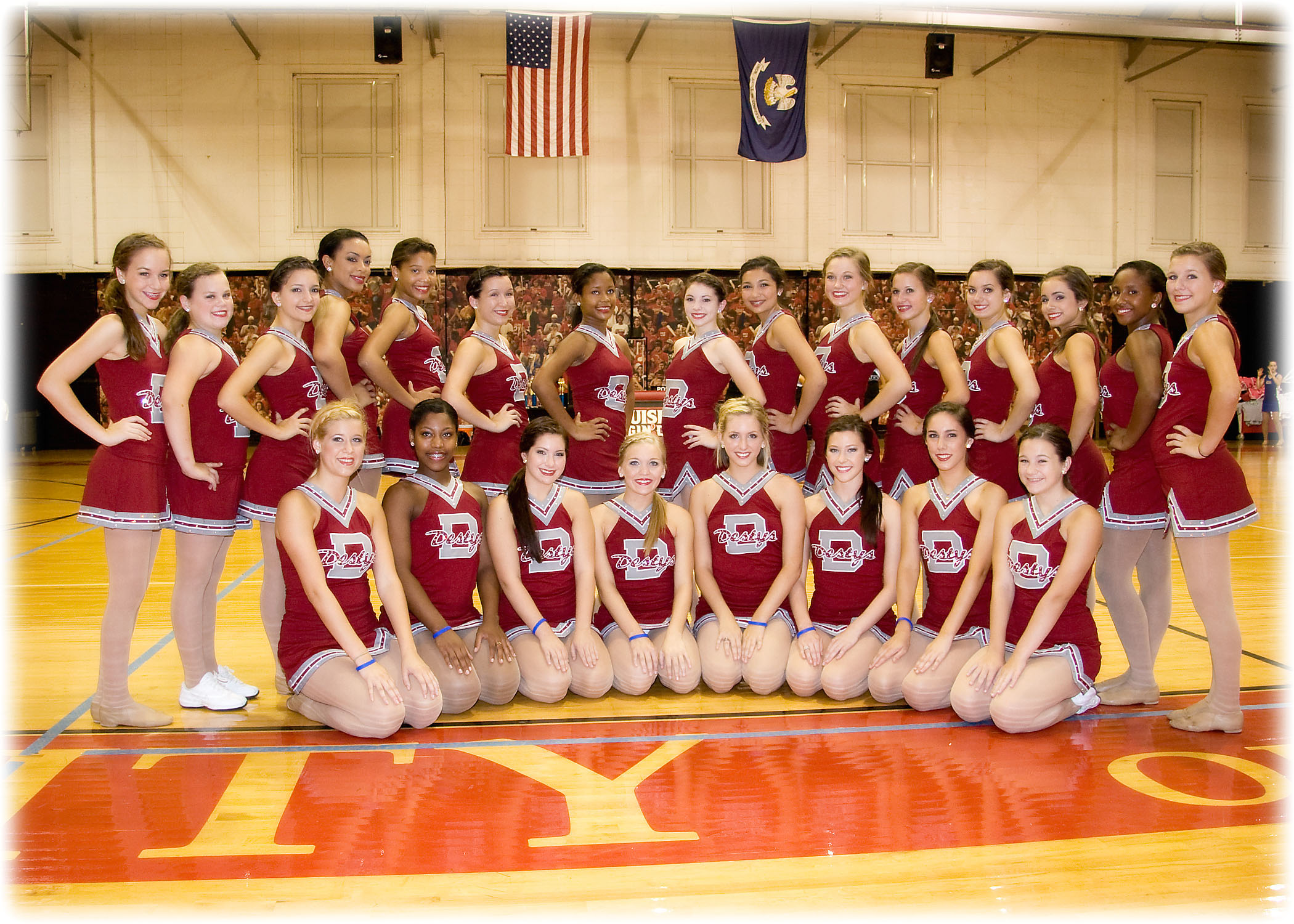 Bottom row (L to R) Kelsey Sensebe, Ambria Sylvain, Kimberly Feagley ...