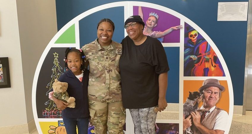 Military mom returns from long Middle East deployment, surprises ...