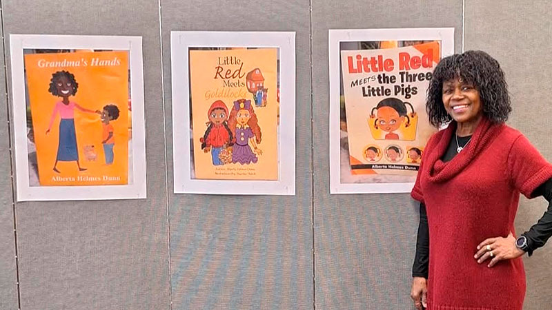 A dream come true: library adds local author’s books to its shelves